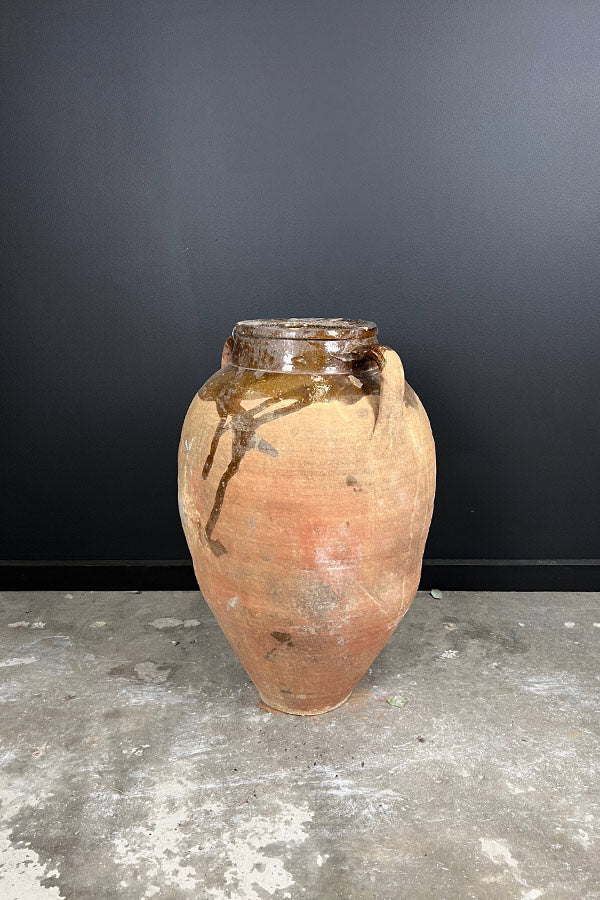 Double Handle Odemis Pot with Glazed Detail | Aniseed Home