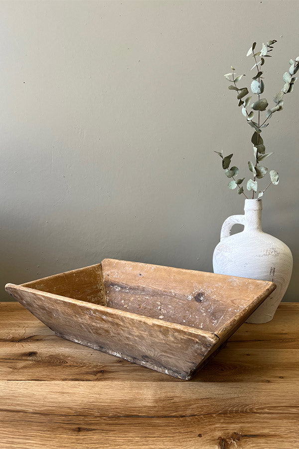 Medium Turkish Wooden Dough Trough | Aniseed Home